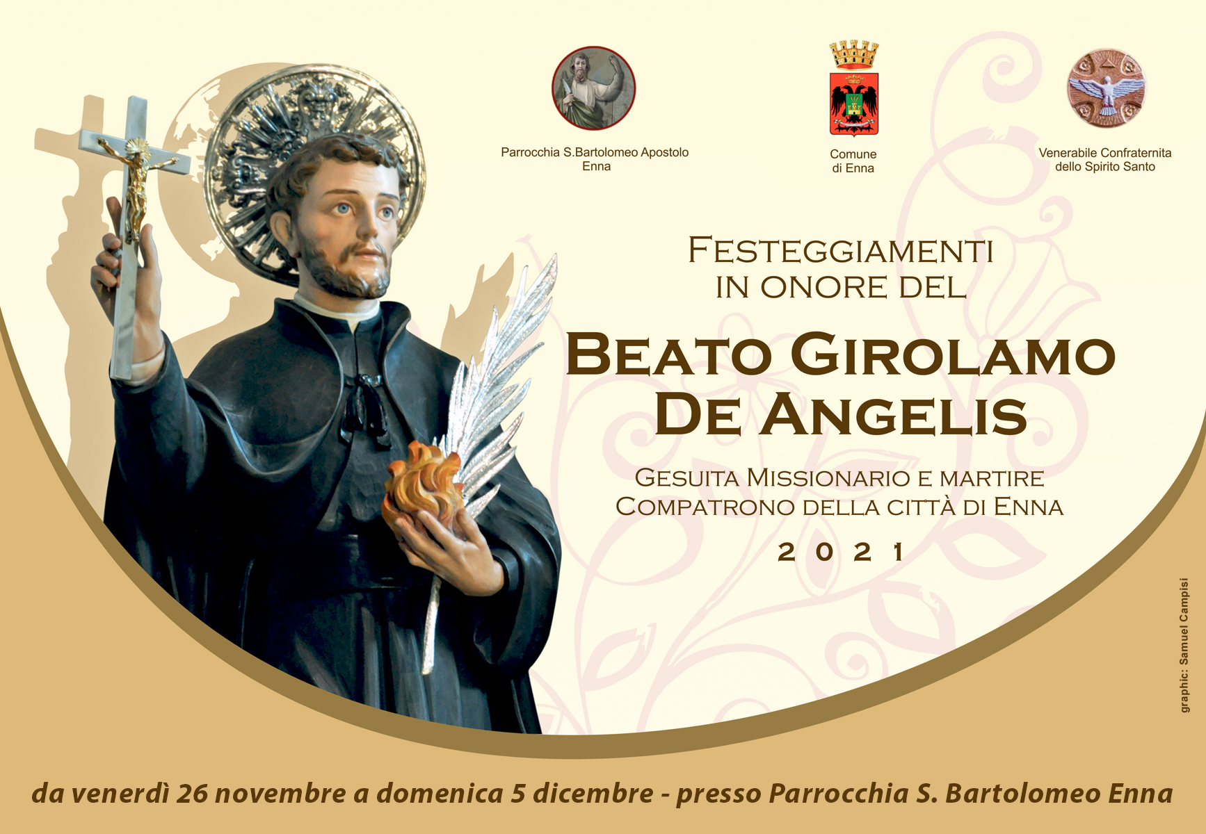 Festeggiamenti in onore del Beato Girolamo De Angelis compatrono della ...