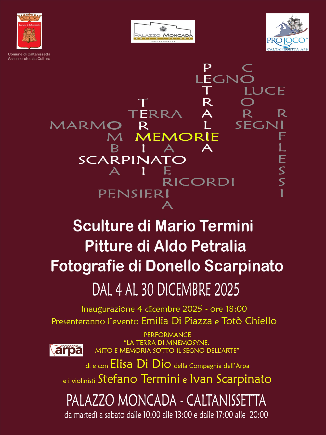 “MEMORIE”: un viaggio tra sculture, pitture e fotografie al Palazzo ...